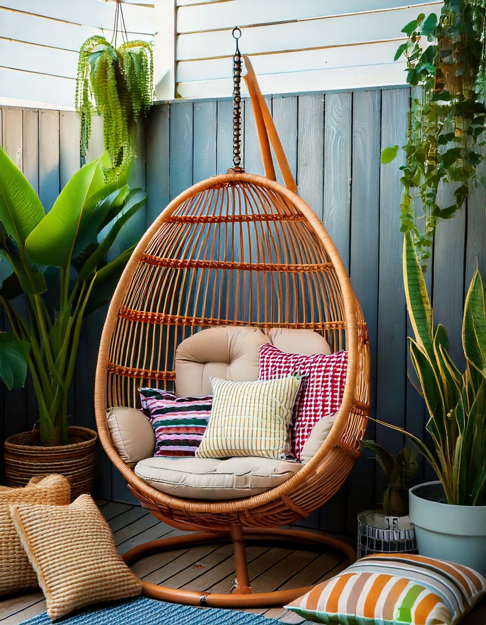 14 Bold Yet Minimalistic Boho Patio Decor Inspirations - The Newlywed