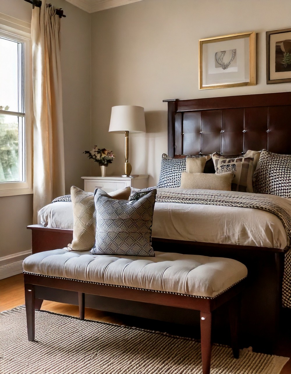 15 Elegant Dark Wood Bedroom Decor Trends You’ll Love - The Newlywed