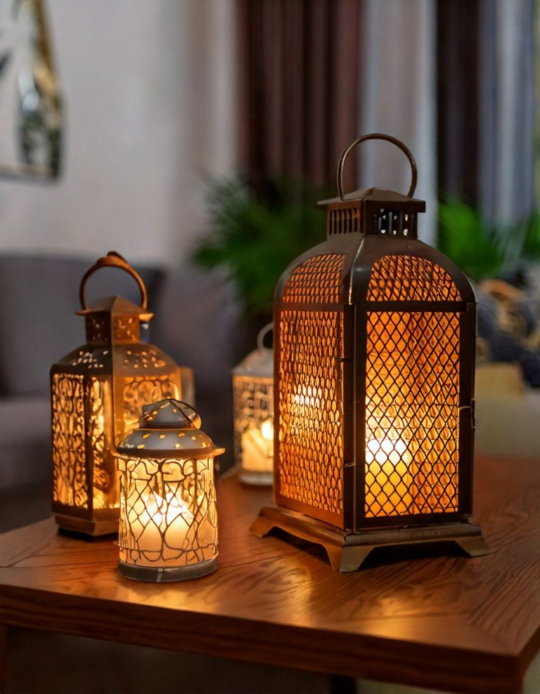 11 Lanterns Magical Fall Living Room Setup Ideas - The Newlywed