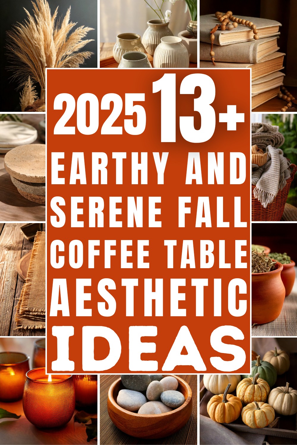 14 Cozy and Serene Fall Coffee Table Decor Inspirations - The Newlywed
