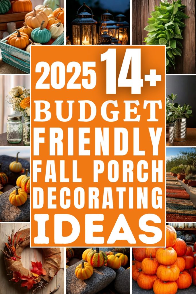 15 Budget-Friendly Fall Porch Decorating Inspirations - The Newlywed