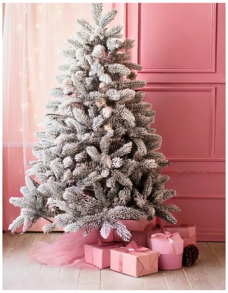 14 Ways to Make Your Pink Christmas Tree Shine - The Newlywed