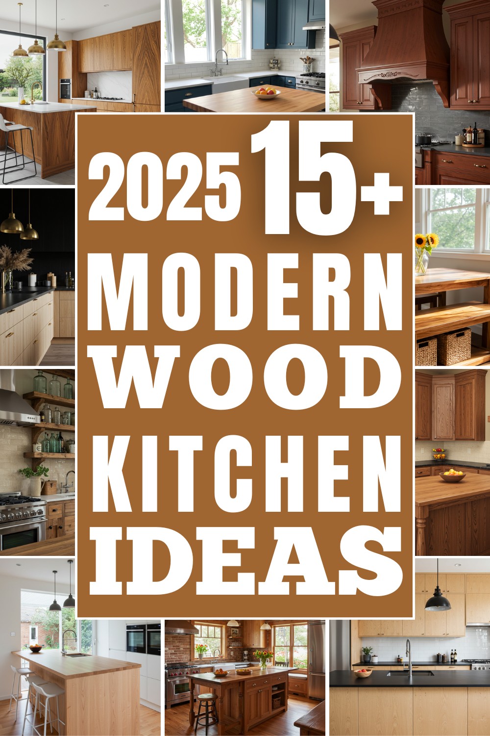 15 Amazing Modern Wood Kitchen Ideas For Every Style - The Newlywed