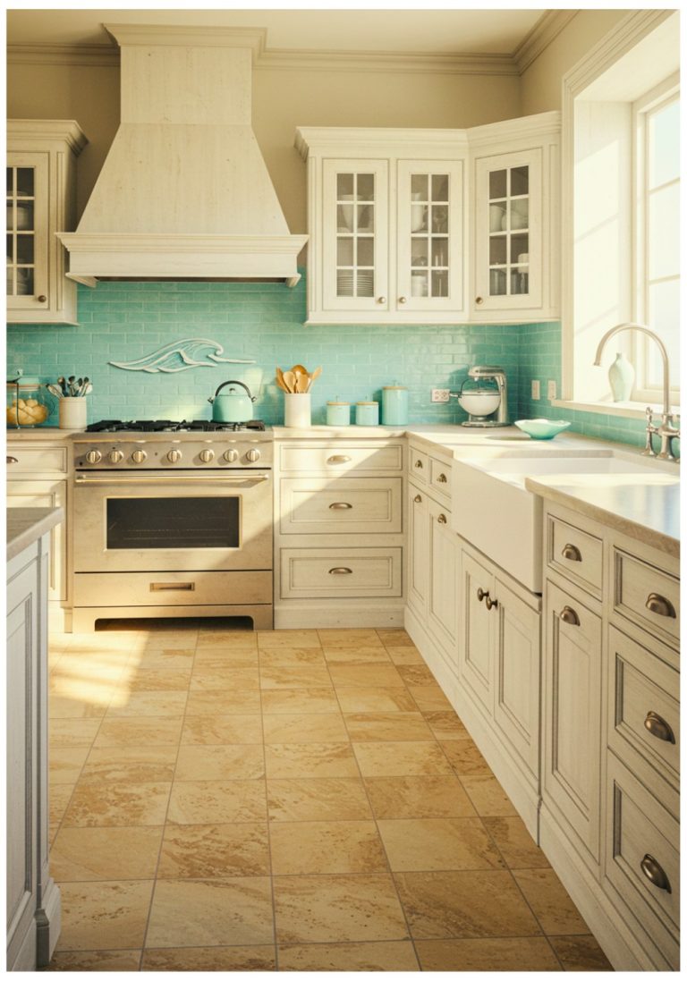 15 Stunning Stone Kitchen Floor Ideas for Every Style - The Newlywed