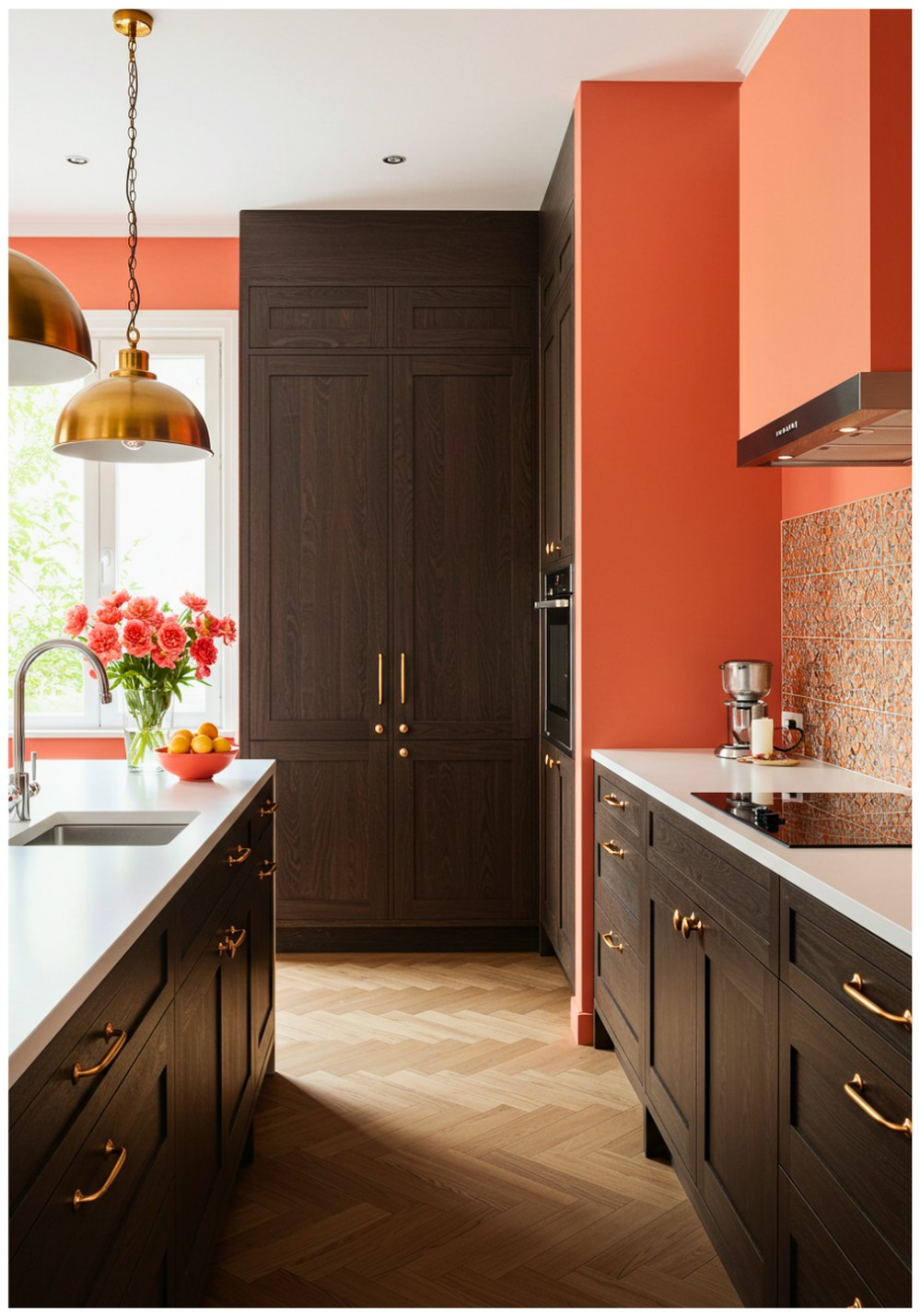 15 Trendy Coral Kitchen Ideas to Spruce Up Your Space - The Newlywed