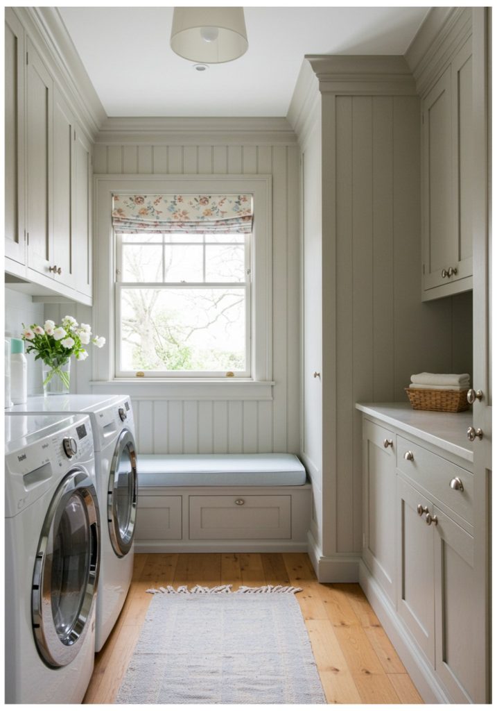 15 Must See Long Laundry Room Ideas to Optimize Storage - The Newlywed