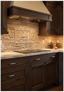 15 Inspiring Stone Backsplash Kitchen Ideas for Modern Homes - The Newlywed