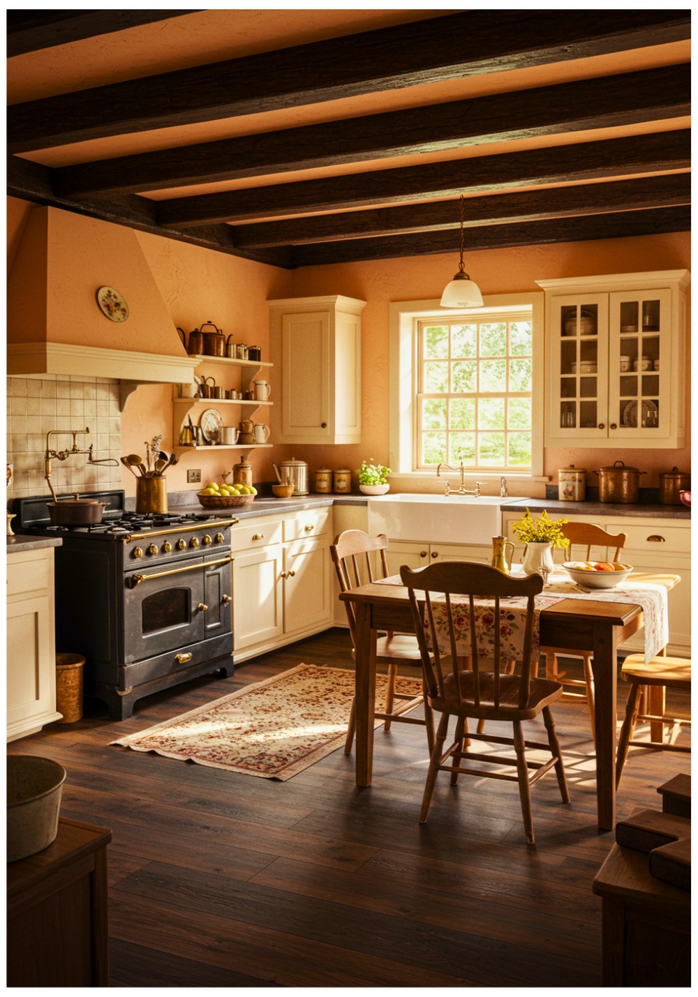 15 Beautiful Peach Kitchen Wall Ideas to Refresh Your Kitchen - The ...
