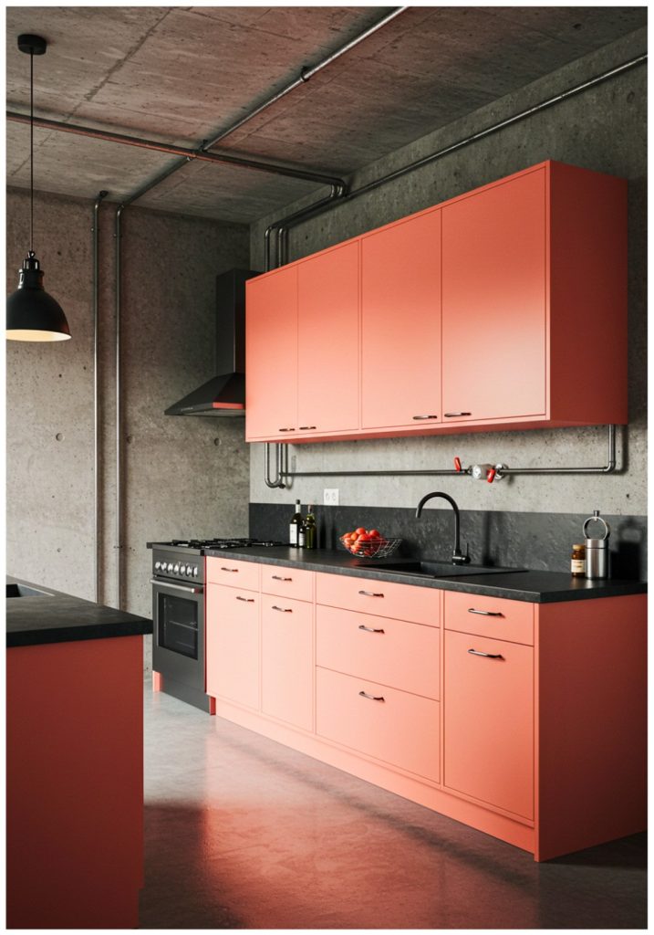 15 Trendy Coral Kitchen Ideas to Spruce Up Your Space - The Newlywed