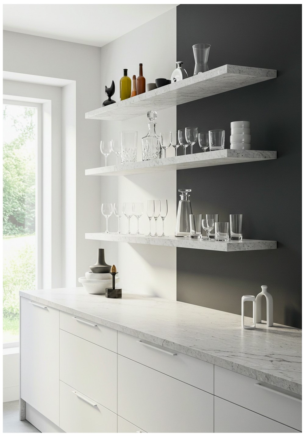 15 Gorgeous White Marble Kitchen Ideas For Luxurious Finish - The Newlywed