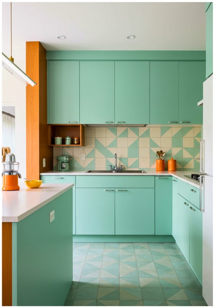 15 Eye-Catching Mint Kitchen Ideas to Refresh Your Interiors - The Newlywed