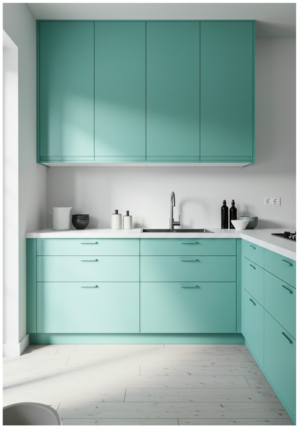 15 Trendy Aqua Kitchen Ideas to Brighten Your Space - The Newlywed