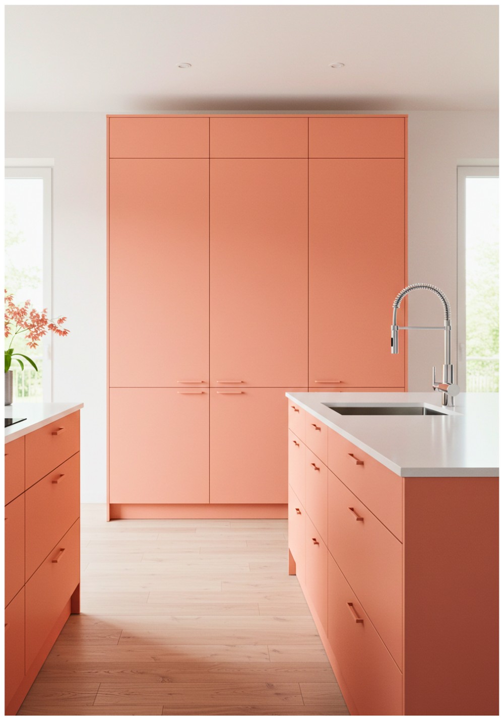 15 Trendy Coral Kitchen Ideas to Spruce Up Your Space - The Newlywed