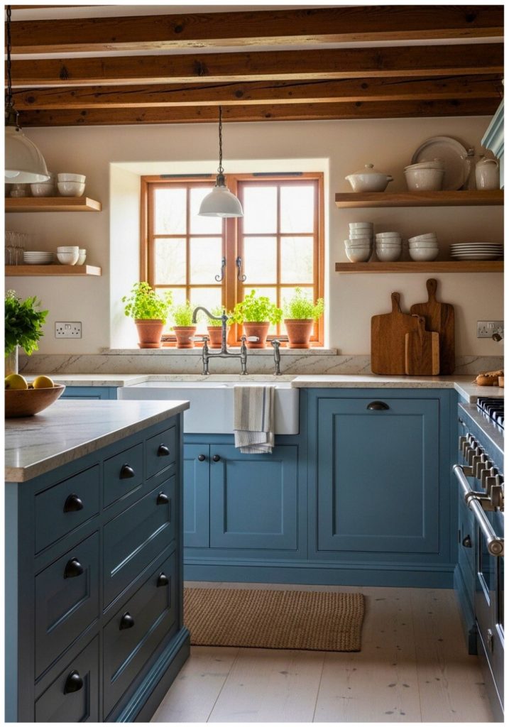 15 Dusty Blue Kitchen Ideas to Inspire Your Next Makeover - The Newlywed