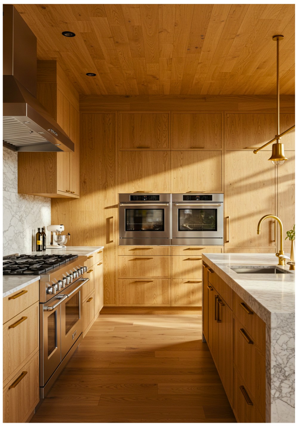 15 Trendy Modern Oak Kitchen Ideas That Feel Inviting & Chic - The Newlywed