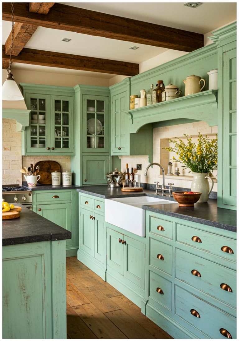 15 Eye-Catching Mint Kitchen Ideas to Refresh Your Interiors - The Newlywed