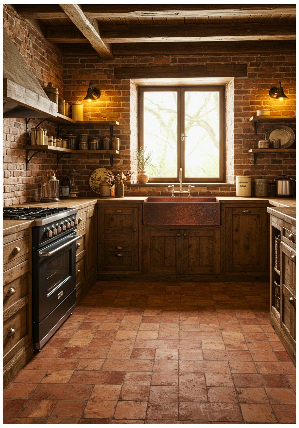 14 Terracotta Kitchen Tile Ideas For Refreshing Change - The Newlywed
