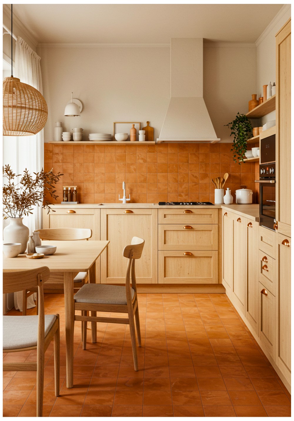 14 Terracotta Kitchen Floor Ideas To Elevate Your Kitchen Decor - The ...