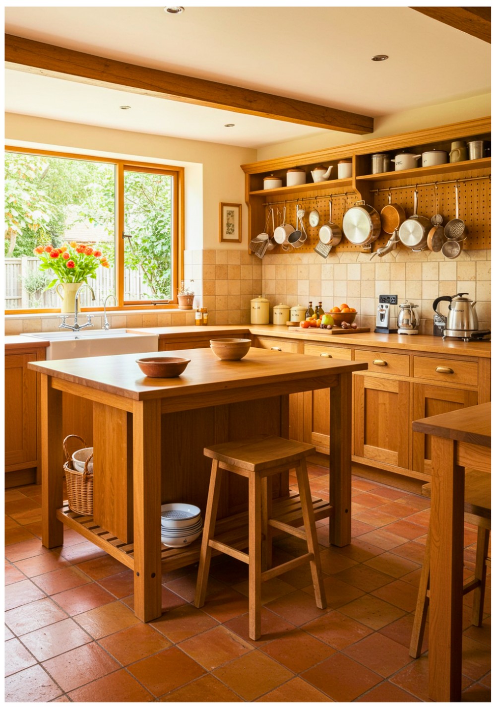 14 Terracotta Kitchen Tile Ideas For Refreshing Change - The Newlywed