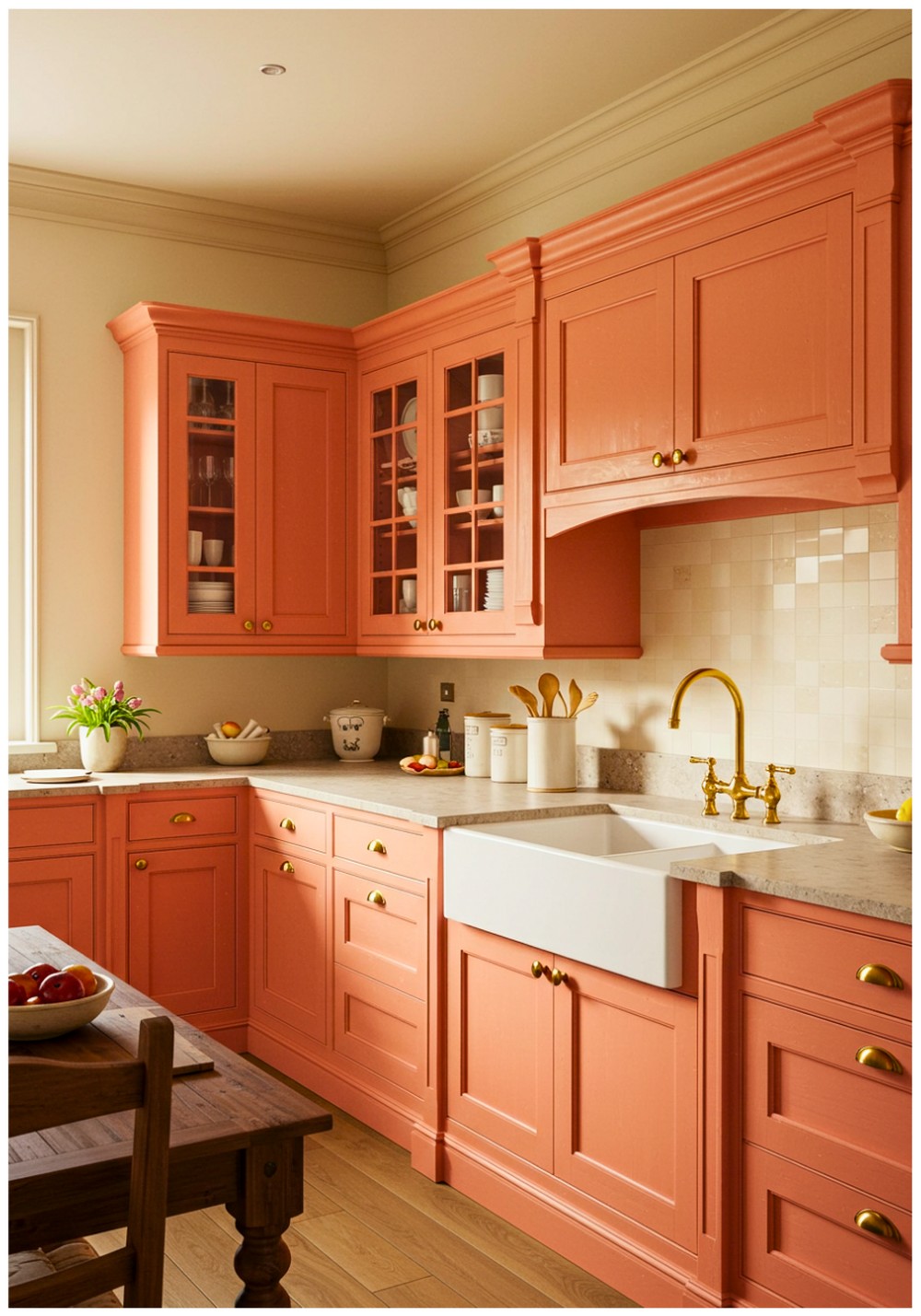 15 Trendy Coral Kitchen Ideas to Spruce Up Your Space - The Newlywed