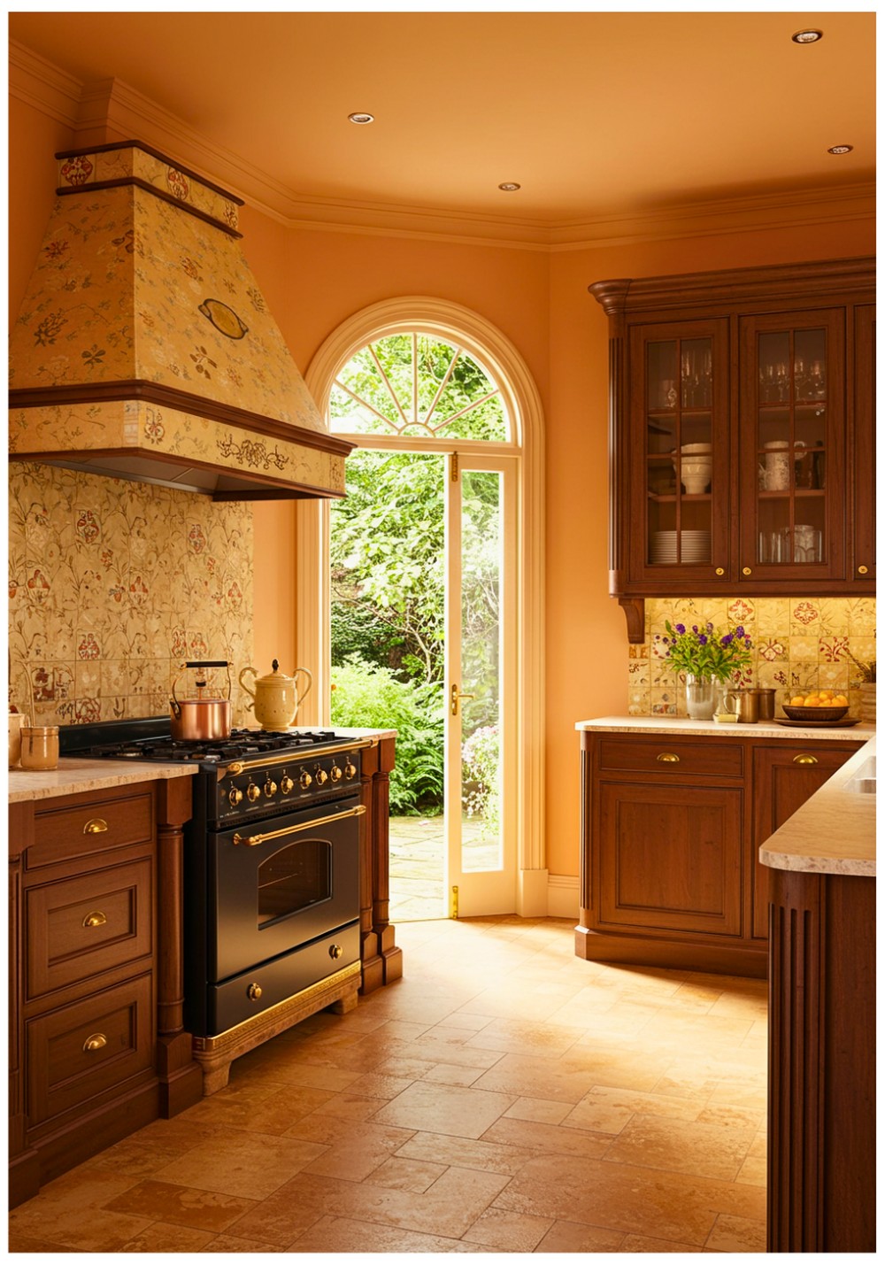 15 Beautiful Peach Kitchen Wall Ideas to Refresh Your Kitchen - The ...