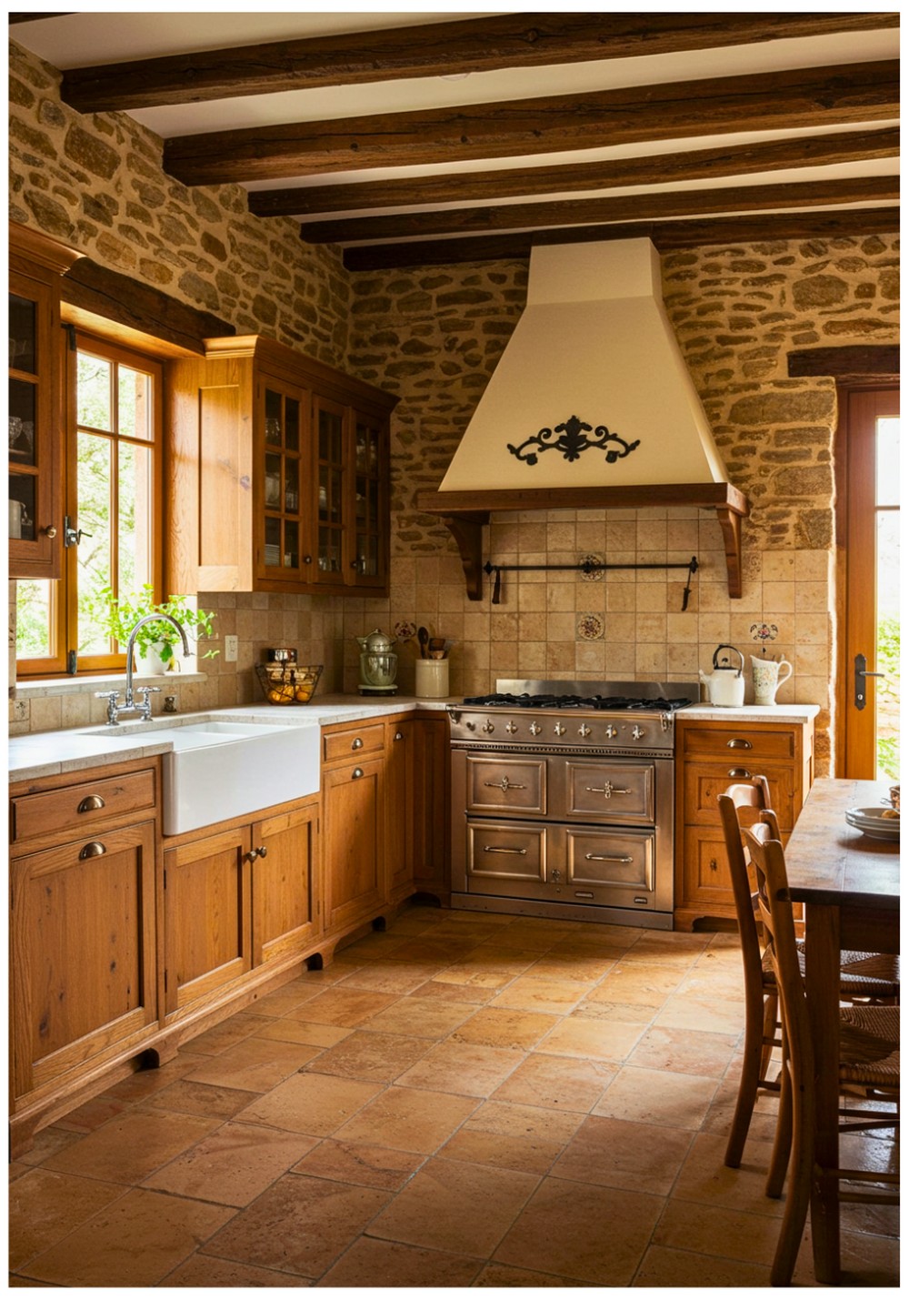 15 Stone Wall Kitchen Ideas to Bring Nature Indoors - The Newlywed
