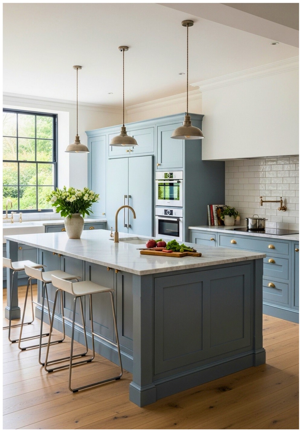 15 Dusty Blue Kitchen Ideas to Inspire Your Next Makeover - The Newlywed