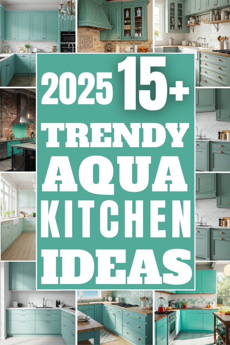 15 Trendy Aqua Kitchen Ideas to Brighten Your Space - The Newlywed