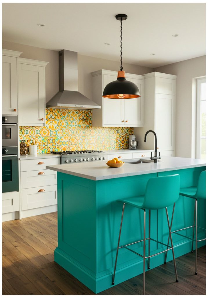 15 Best Turquoise Kitchen Ideas to Refresh Your Interior - The Newlywed