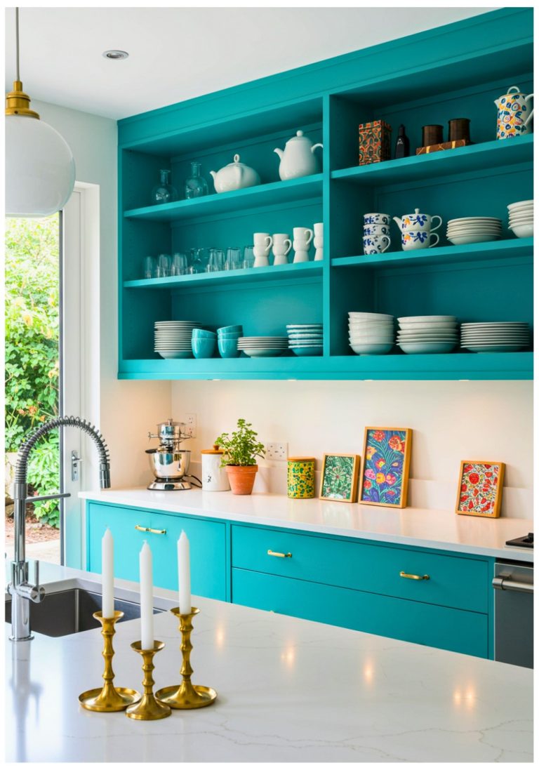 15 Best Turquoise Kitchen Ideas to Refresh Your Interior - The Newlywed