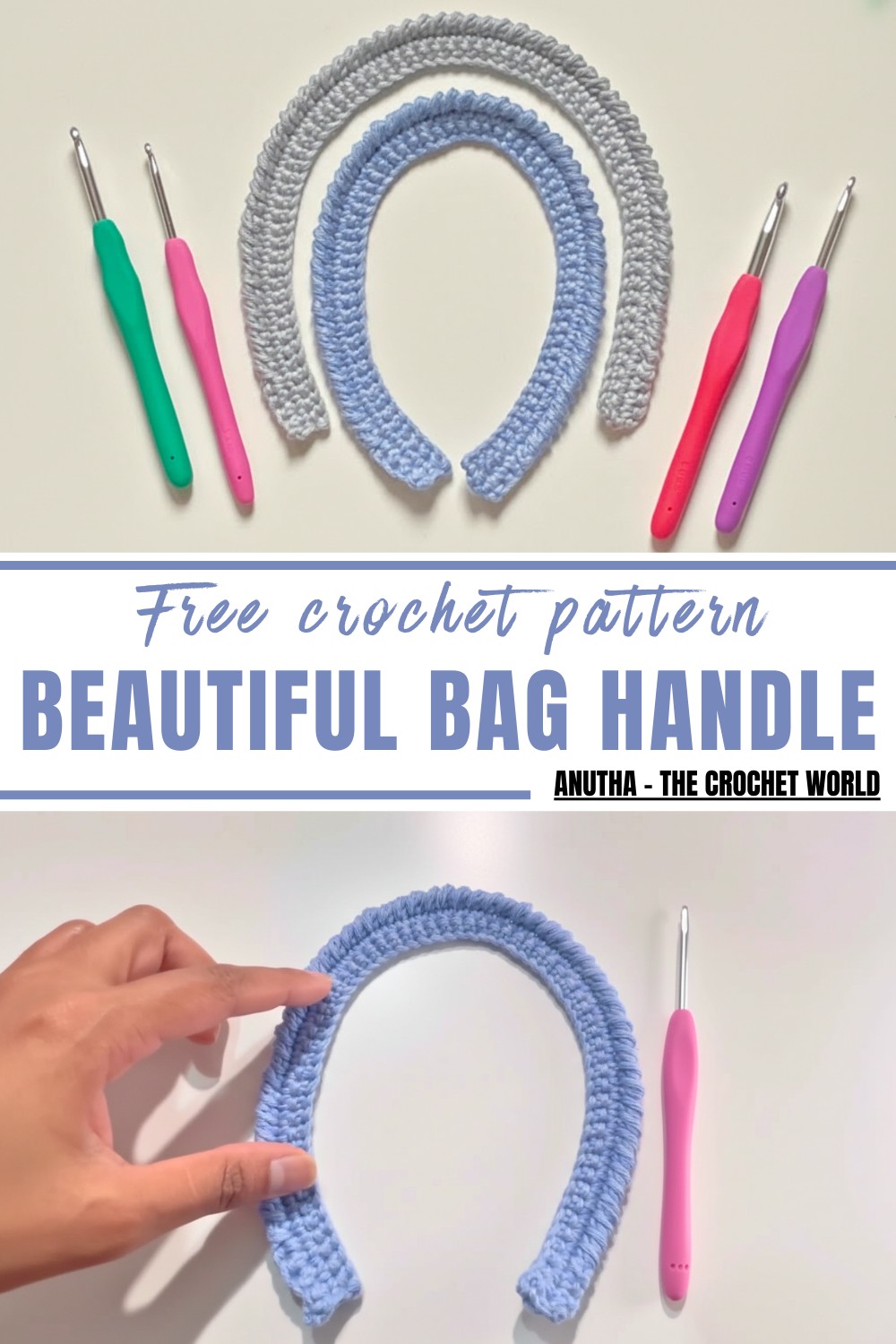 Functional Crochet Bag Handle Pattern for Everyday Use - The Newlywed