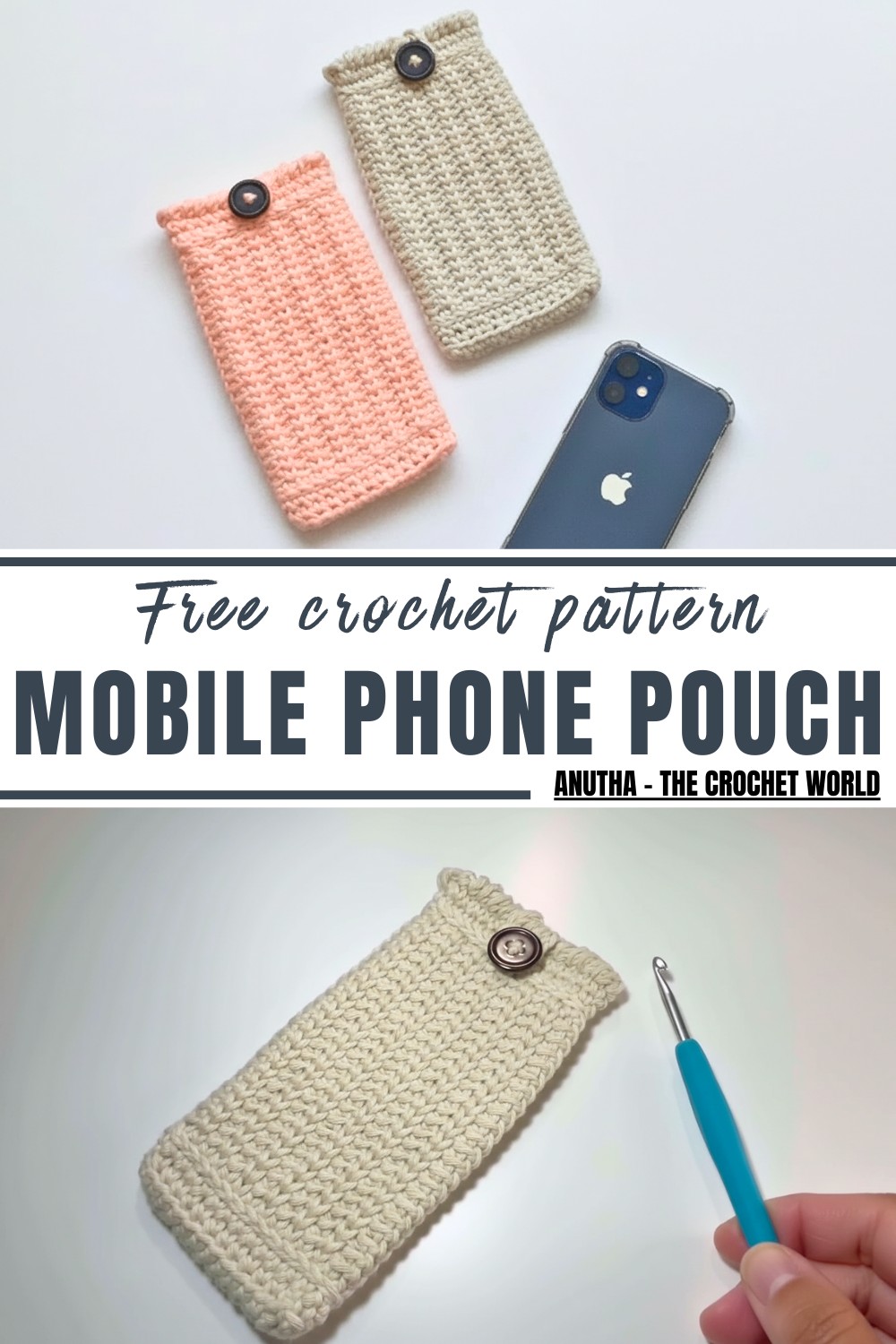 Step-by-Step Crochet Mobile Phone Pouch Pattern for Chic Finish - The ...