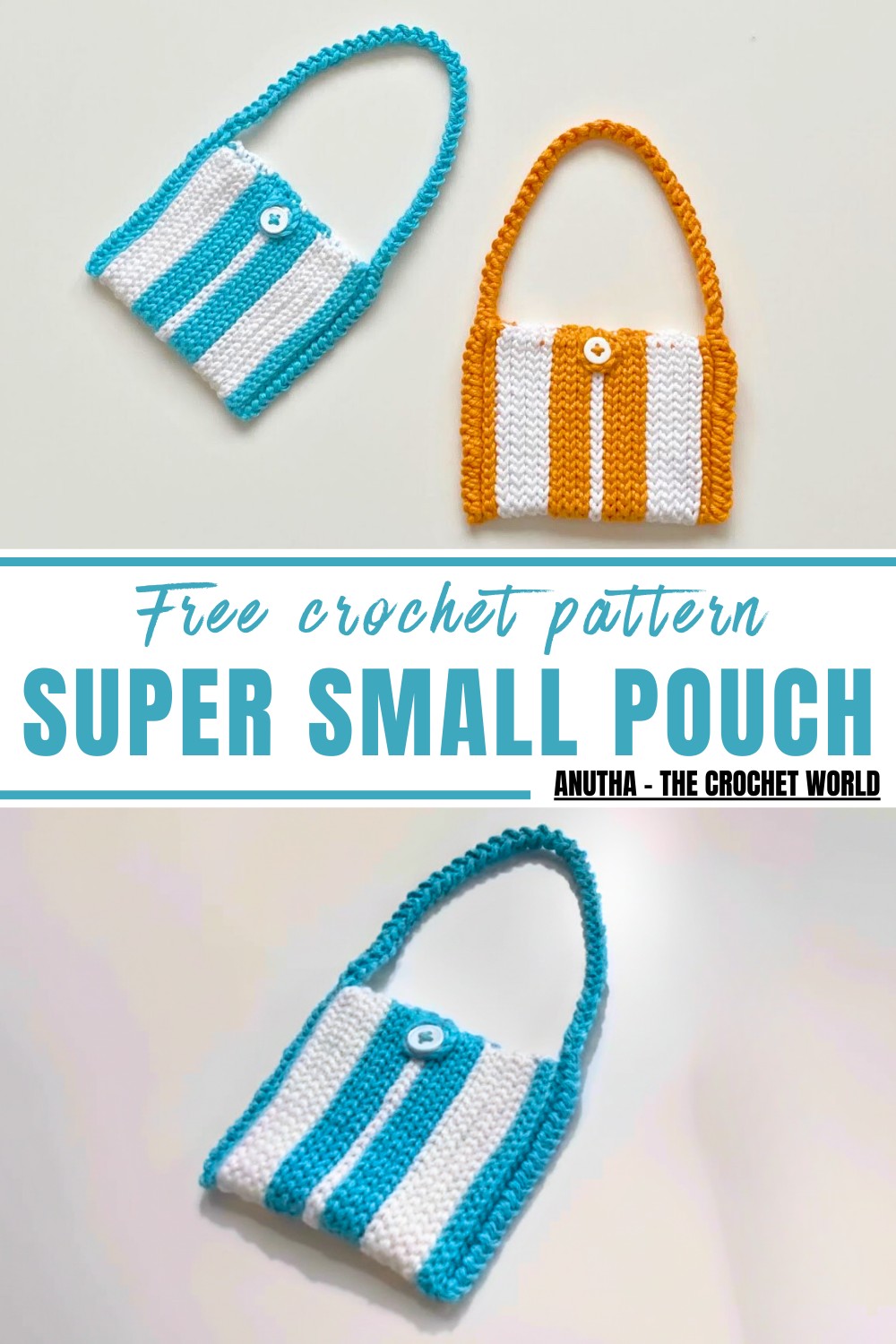 Eco-Friendly Crochet Small Pouch Pattern for Compact Looks - The Newlywed